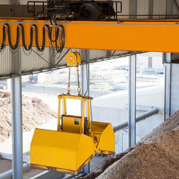 Grab bucket double girder overhead crane - Buy double girder overhead ...