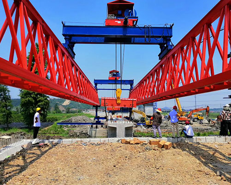 Maintenance after the installation of the bridge girder launcher ...